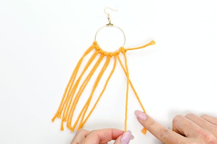 Macrame Earrings | DIY Macrame Earrings