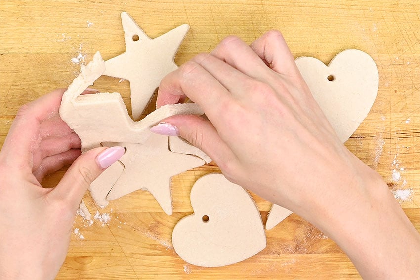 Easy Salt Dough Recipe (for Ornaments and Keepsakes)