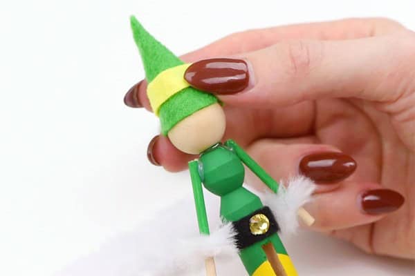 Clothespin Elf Craft | How to Make Easy Clothespin Elves