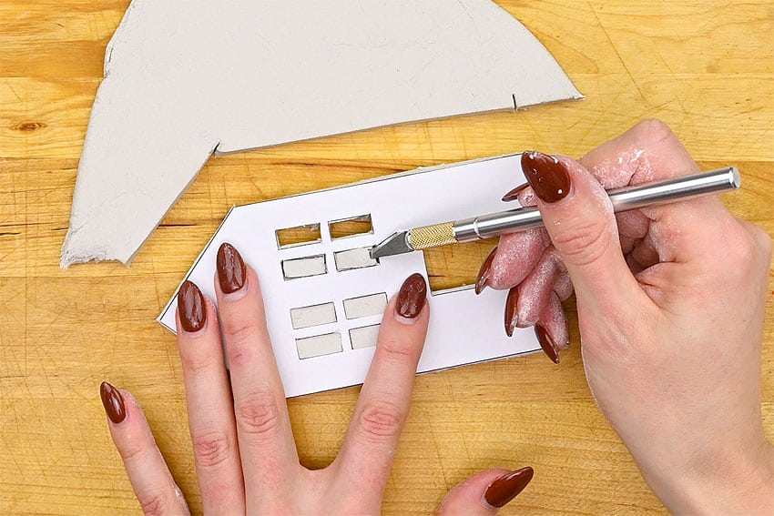 DIY Clay House | Air Dry Clay House Candle Holder
