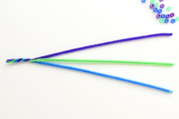 3 Strand Pipe Cleaner Bracelets | Pipe Cleaner Bead Bracelet