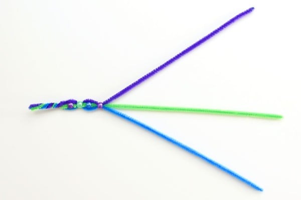 3 Strand Pipe Cleaner Bracelets | Pipe Cleaner Bead Bracelet
