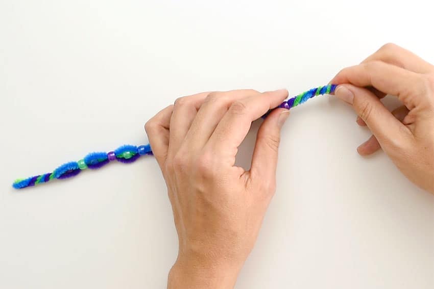 3 Strand Pipe Cleaner Bracelets | Pipe Cleaner Bead Bracelet