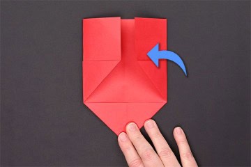 How to Make a Paper Heart | Easy Folded Origami Heart