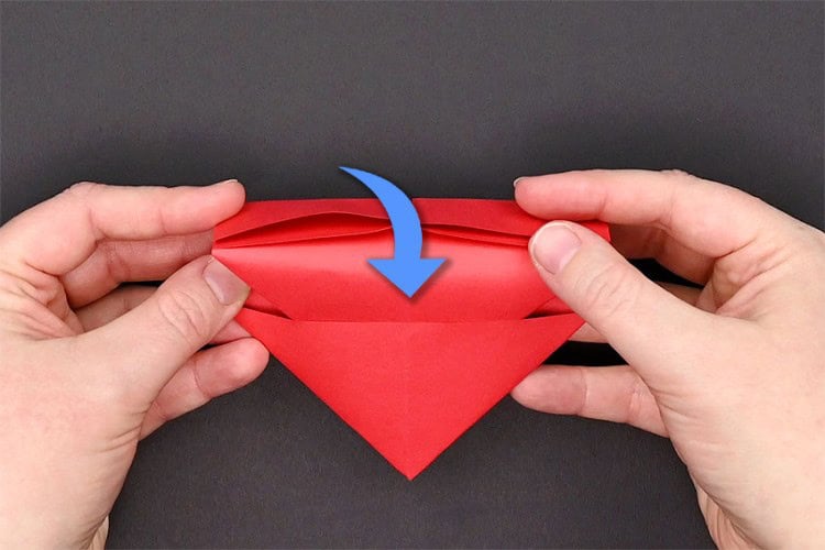 How to Make a Paper Heart | Easy Folded Origami Heart