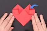 How to Make a Paper Heart | Easy Folded Origami Heart