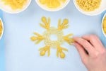 Pasta Snowflakes | DIY Pasta Christmas Ornaments
