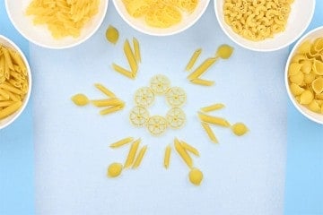 Pasta Snowflakes | DIY Pasta Christmas Ornaments