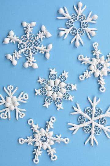 Pasta Snowflakes | DIY Pasta Christmas Ornaments