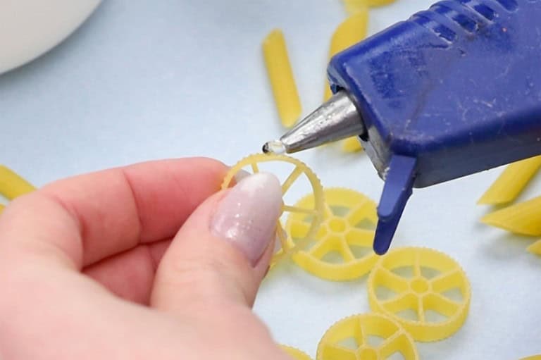 Pasta Snowflakes | DIY Pasta Christmas Ornaments