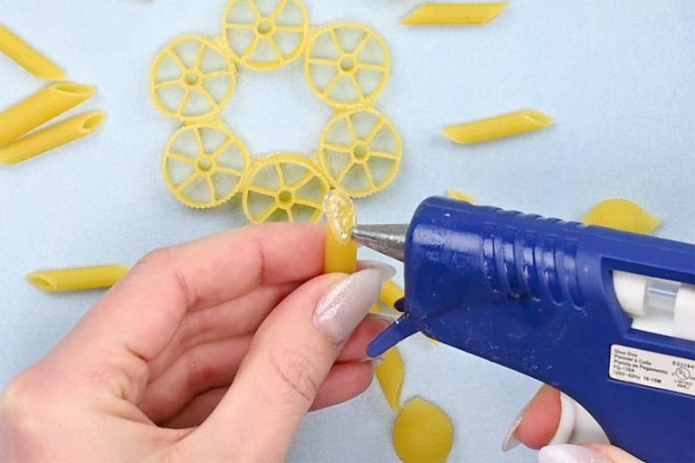 Pasta Snowflakes | DIY Pasta Christmas Ornaments