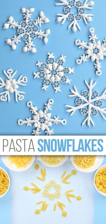Pasta Snowflakes | DIY Pasta Christmas Ornaments