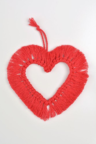 Macrame Heart | Easy Macrame Hearts for Valentine's Day