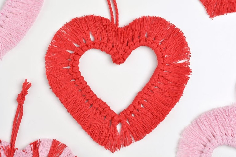 Hot Glue Heart Embroidery | Easy 3D Embroidery Hack