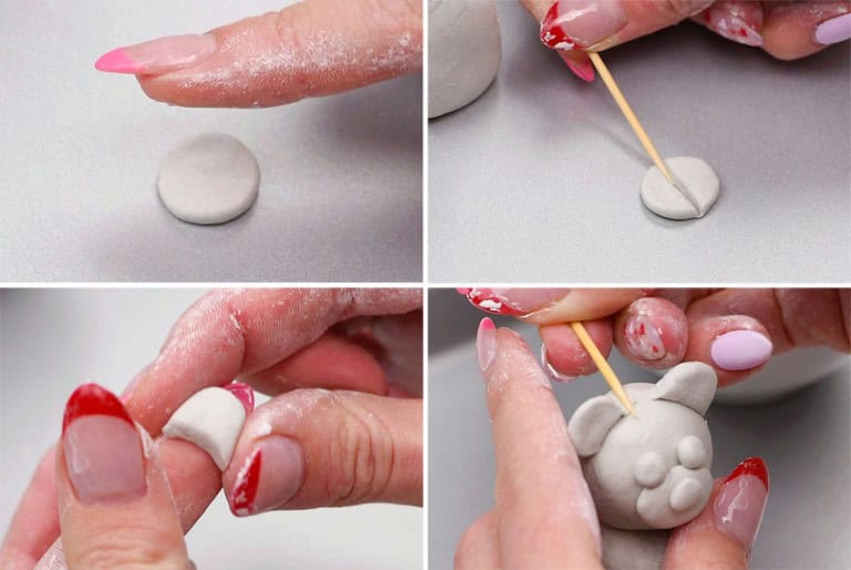 Clay Bear | DIY Air Dry Clay Teddy Bear