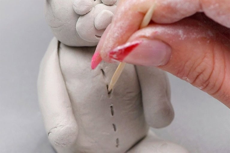 Clay Bear | DIY Air Dry Clay Teddy Bear