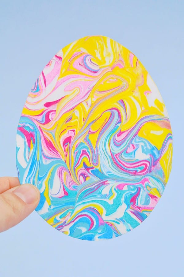 Marbled Paper Easter Eggs | Easy Shaving Cream Marbling