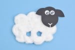 Cotton Ball Sheep Craft | Easy Sheep Puppet for Spring