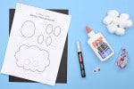 Cotton Ball Sheep Craft | Easy Sheep Puppet for Spring