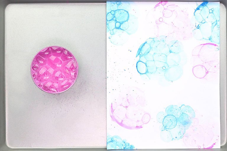 Bubble Painting | Easy Bubble Art for Kids