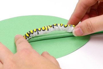 Easy Caterpillar Craft | Moving Caterpillar Paper Craft