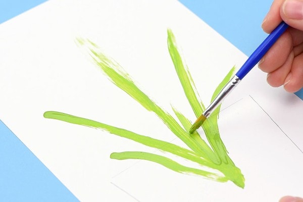 Q-Tip Flower Painting | Easy Flower Painting for Kids