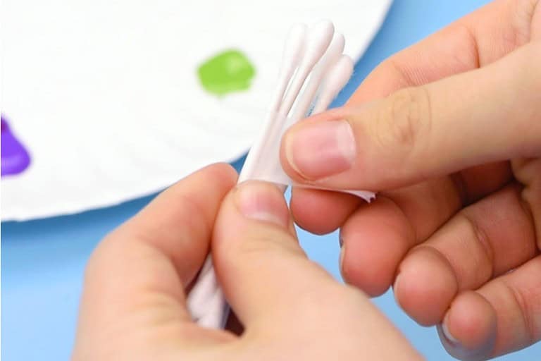 Q-Tip Flower Painting | Easy Flower Painting for Kids