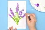 Q-Tip Flower Painting | Easy Flower Painting for Kids