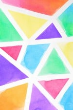 Tape Resist Art | Watercolor Tape Resist Painting