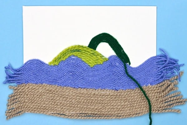 DIY Yarn Art | Easy Yarn Painting