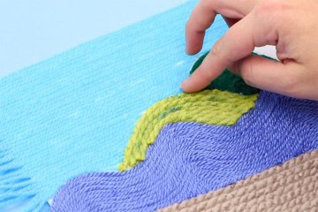 DIY Yarn Art | Easy Yarn Painting