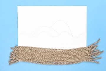 DIY Yarn Art | Easy Yarn Painting