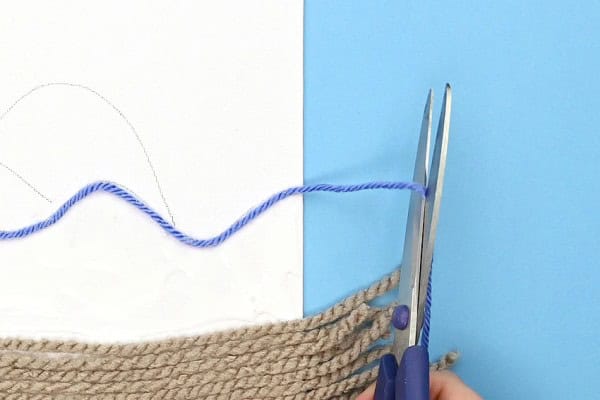 DIY Yarn Art | Easy Yarn Painting