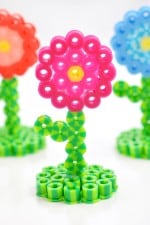 Perler Bead Flower | Easy Flower Perler Bead Patterns