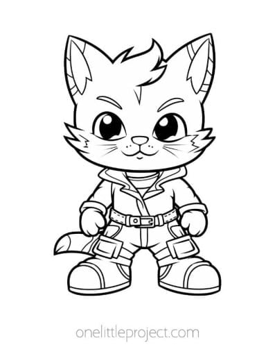 Cat Coloring Pages | Free Printable Kitten Coloring Sheets