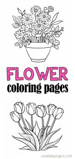 Flower Coloring Pages | Free, Printable Flower Coloring Sheets