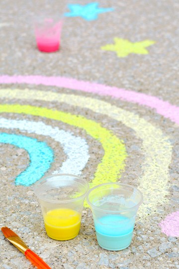 DIY Sidewalk Chalk Paint Recipe (Only 3 Ingredients!)