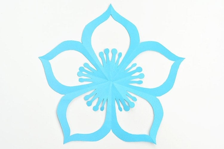 How to Make Paper Flowers | Easy Folded Kirigami Flowers