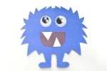 Folded Paper Monsters | Easy Monster Craft for Kids