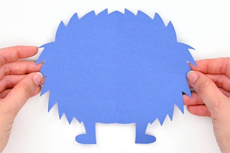 Folded Paper Monsters | Easy Monster Craft for Kids