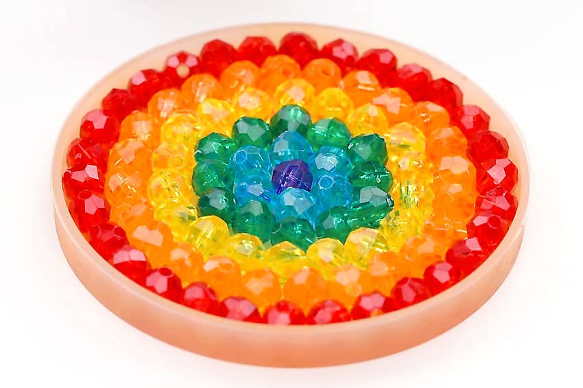 Melted Bead Suncatchers | Easy DIY Suncatchers With Plastic Beads