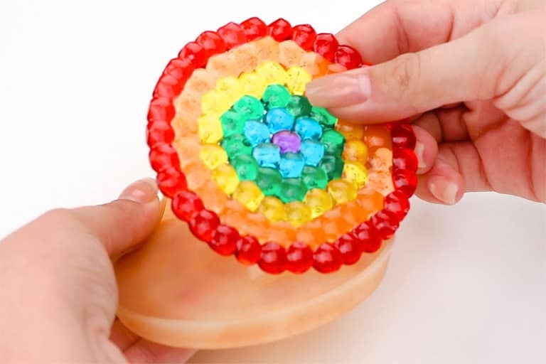 Melted Bead Suncatchers | Easy DIY Suncatchers With Plastic Beads