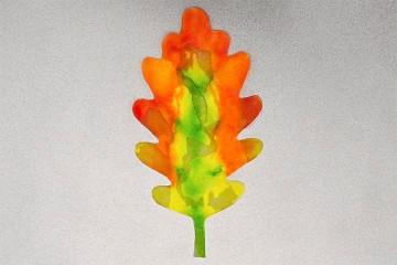 Coffee Filter Leaves | Easy Fall Leaves Craft for Kids