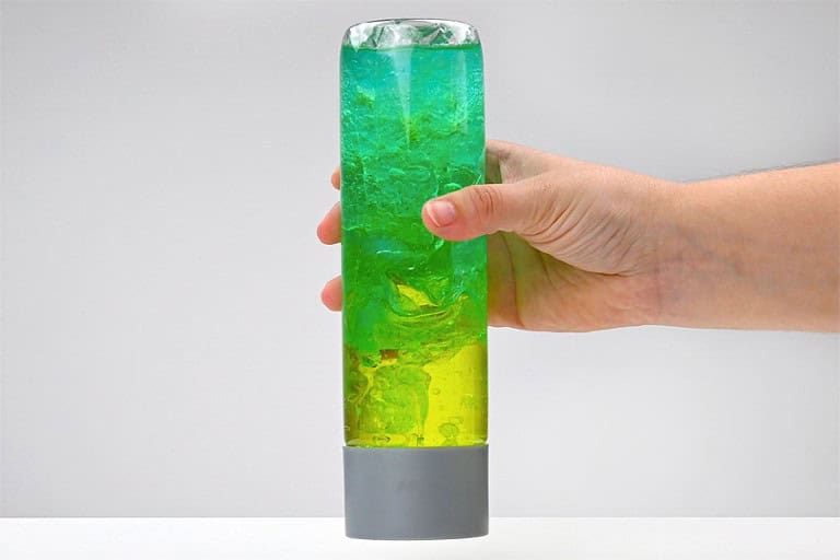 Oil and Water Sensory Bottles | Layered Color Mixing Sensory Bottle