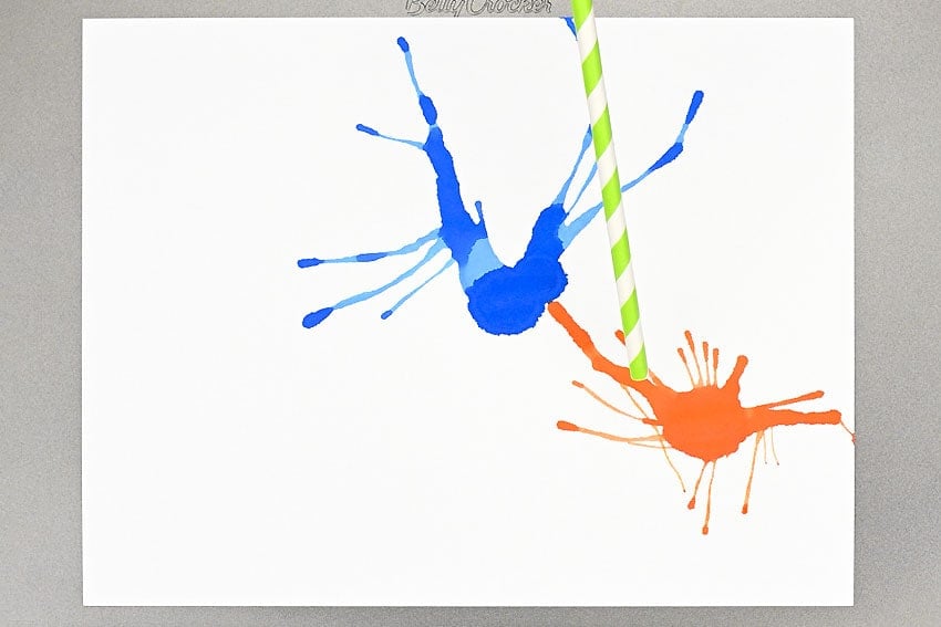 Monster Blow Painting with Straws | Blow Paint Monsters Craft