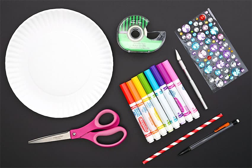 Paper Plate Day of the Dead Mask | DIY Sugar Skull Craft for Kids