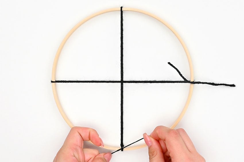 Yarn Spider Web Craft | How to Make a Spider Web from Yarn