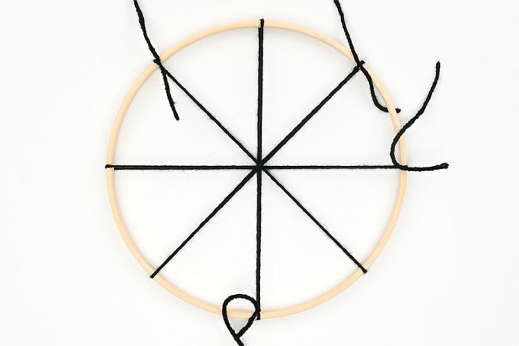 Yarn Spider Web Craft | How to Make a Spider Web from Yarn