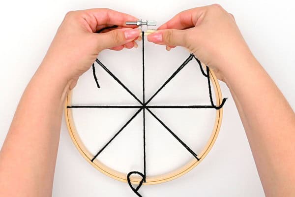 Yarn Spider Web Craft | How to Make a Spider Web from Yarn