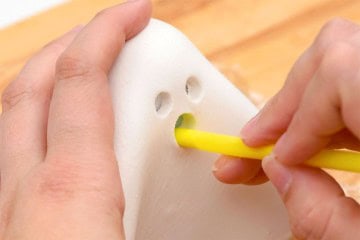 DIY Ghost Tea Light Holder | Clay Ghost Tealight for Halloween